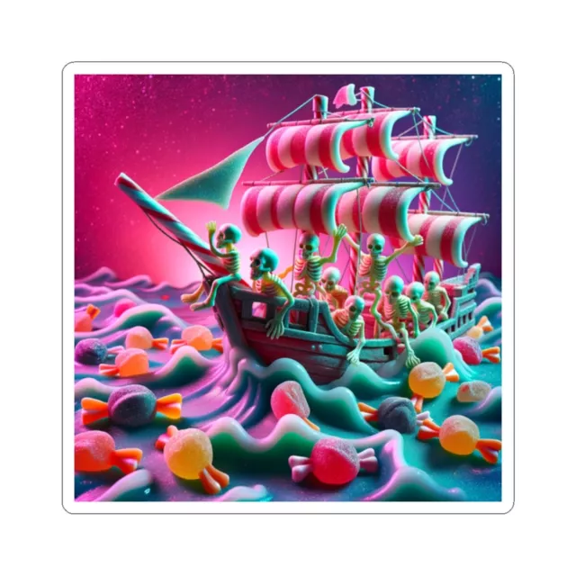 Kira Sticker With Sticker Candy Corpse Pirate Shipwreck- Design Preview ...