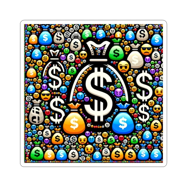 Kira Sticker With Sticker Cash Symbols Money Bags Emoji Rich Wealth New ...
