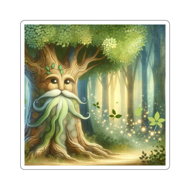 Kira Sticker With Sticker Enchanted Forest Wise Old Tree Spirits ...
