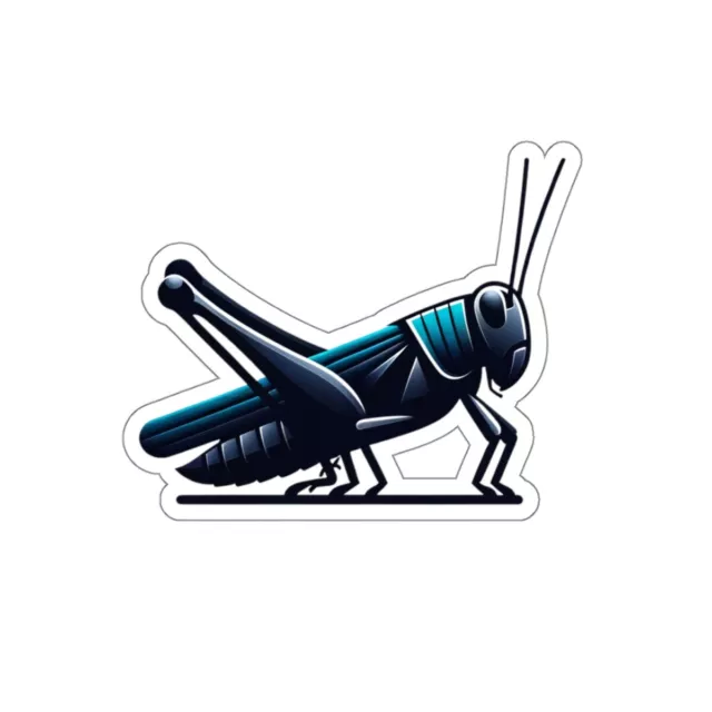 Kira Sticker With Sticker Grasshopper Minimalistic Style Artwork Insect ...
