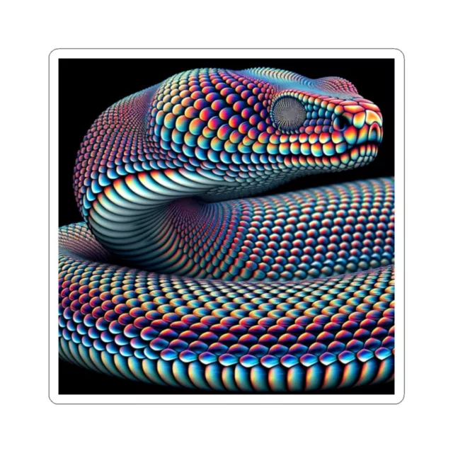 Kira Sticker With Sticker Trippy Snake Cobra Moire New- Design Preview ...