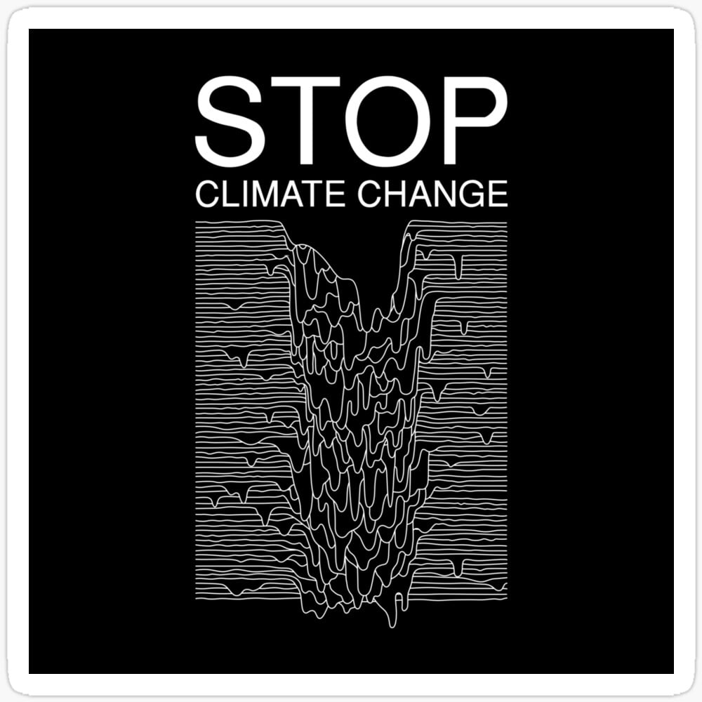 Kira Sticker - Stop Climate Change Sticker - Walmart.com