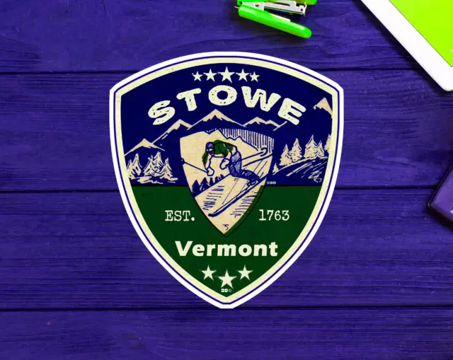 Kira Sticker With Stowe Vermont Decal Skiing Ski Mountain Vt Decorative ...