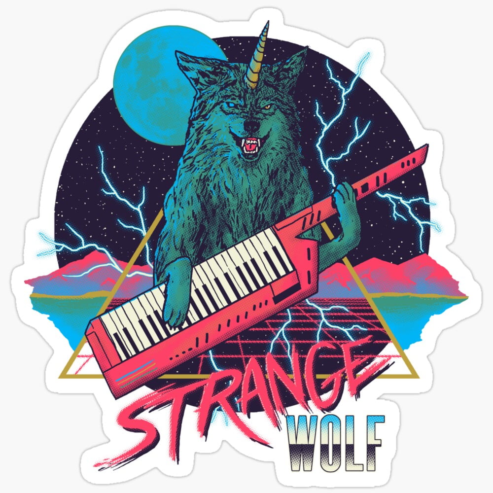 Kira Sticker - Strange Wolf Sticker - Single, Trio, Or Squad — Collect ...