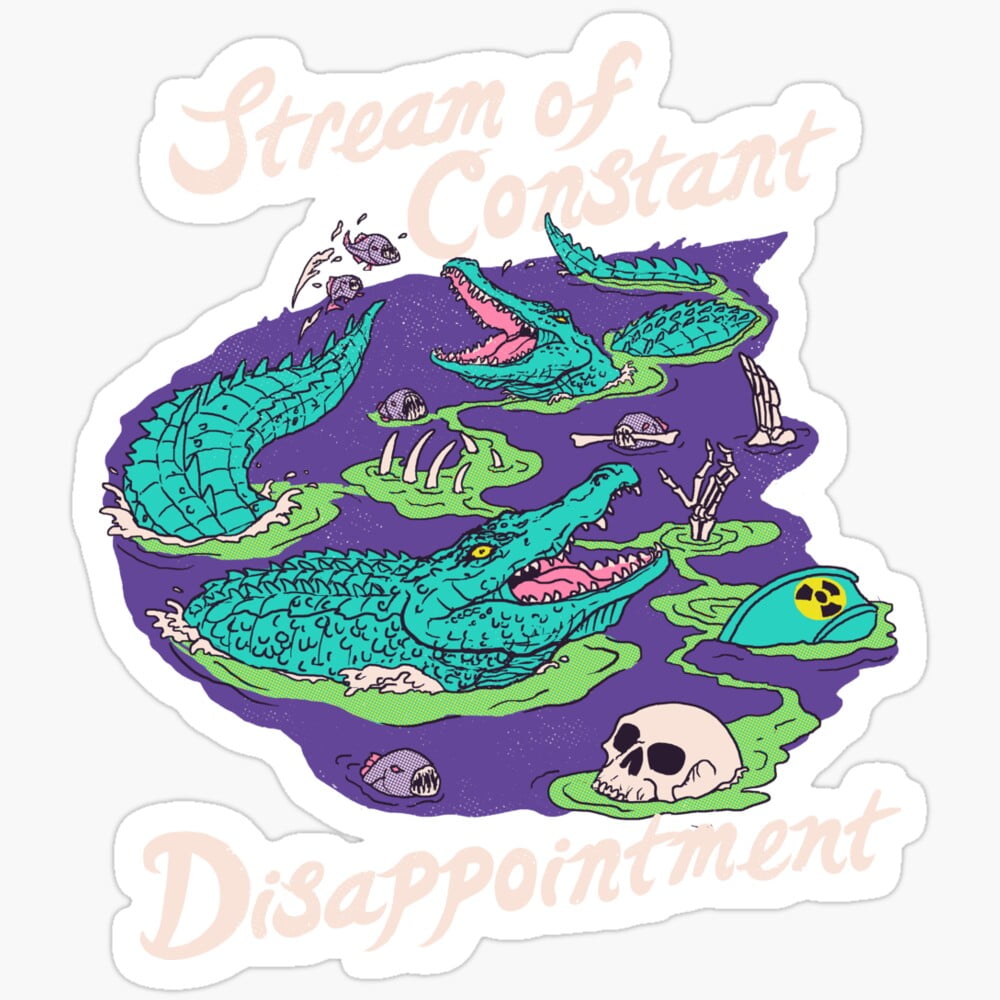 Kira Sticker - Stream Of Constant Disappointment Perfect Gift for ...