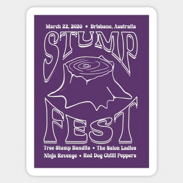 Kira Sticker With Stumpfest Concert Shirt - Dark Colors Decorative ...