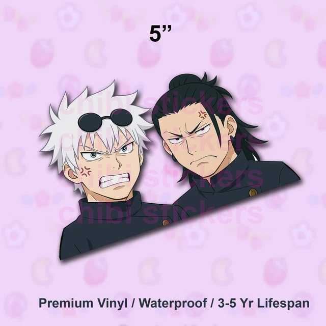 Kira Sticker With Suguru Geto Gojo Peeker Itadori Satoru Gojo Jujutsu ...
