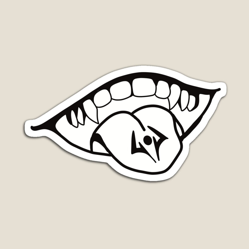 Kira Sticker With Sukuna Smile (Black And White Version) Decorative ...