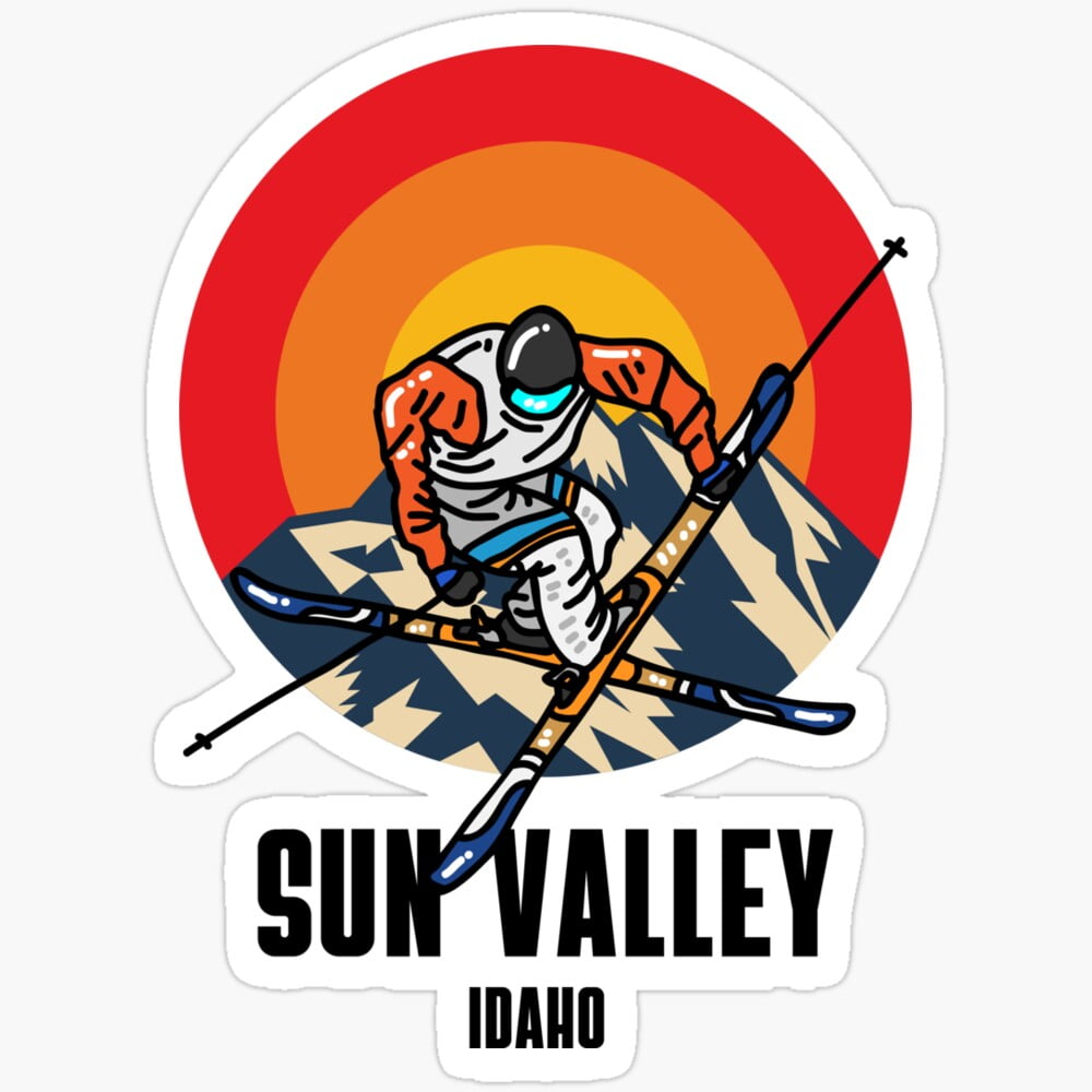 Kira Sticker - Sun Valley Idaho Ski Resort Gift For You - Phone ...