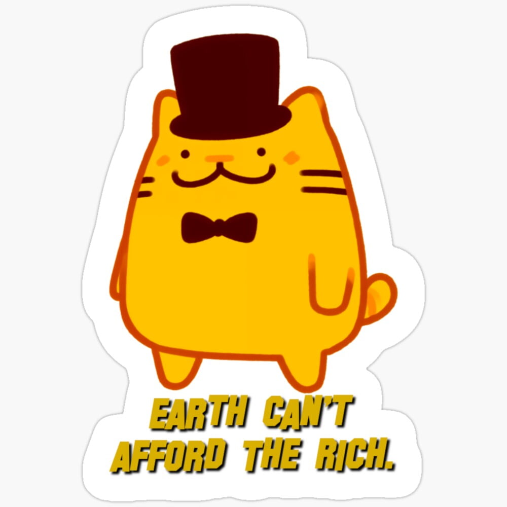 Kira Sticker - Sunny Purrkins - Earth Can'T Afford The Rich Gift For You - Phone Stickers ...