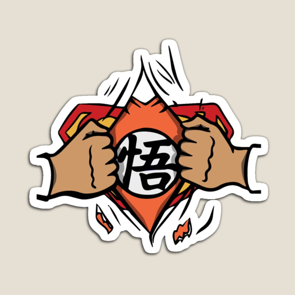 Kira Sticker With Super Goku Super Heroe Goku Premium Tshirt1193 ...