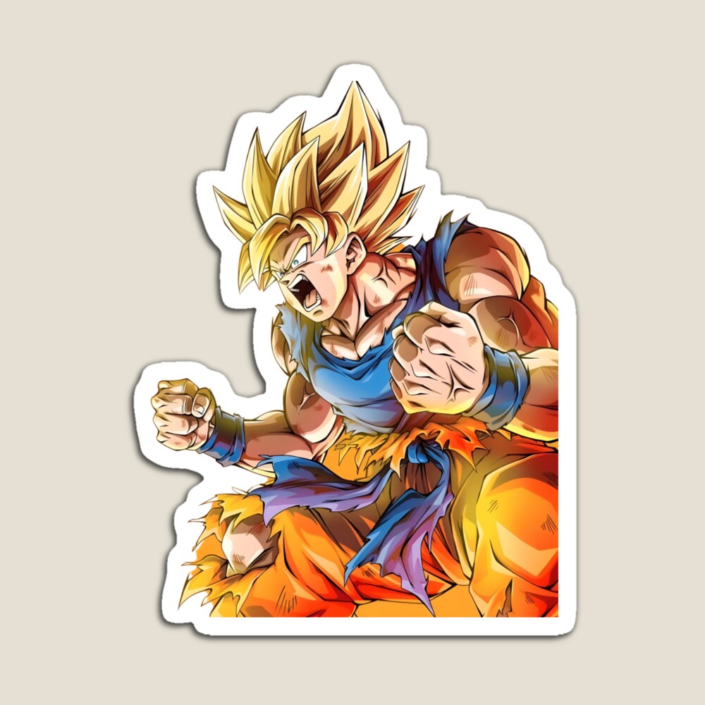 Kira Sticker With Super Saiyan Awakening - Goku'S Roar Decorative ...