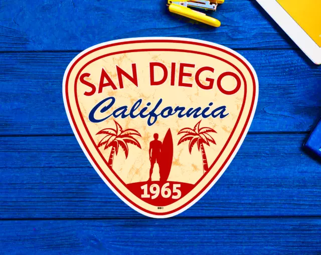 Kira Sticker With Surf San Diego Decal California Surfing Surfer Laptop ...