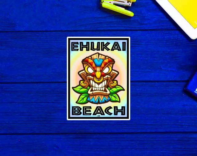 Kira Sticker With Surfing Ehukai Beach Tiki Surf Hawaii North Shore ...