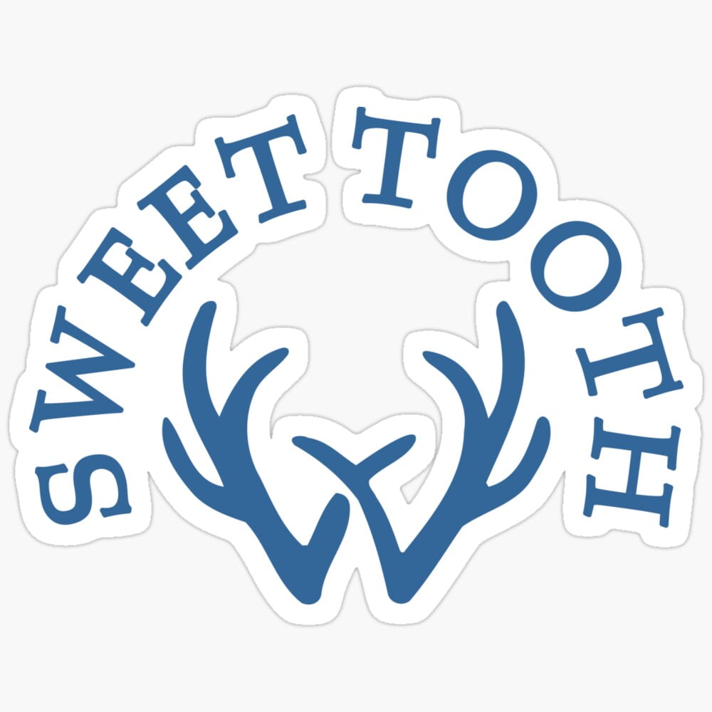 Kira Sticker - Sweet Tooth Fan Logo Blue - Phone Stickers, Waterproof ...