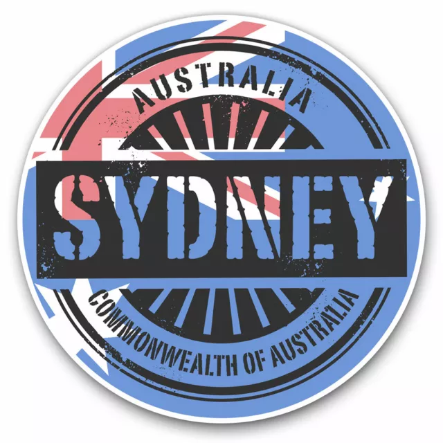 Kira Sticker With Sydney Australia Australian Flag Cool Gift Decorative ...