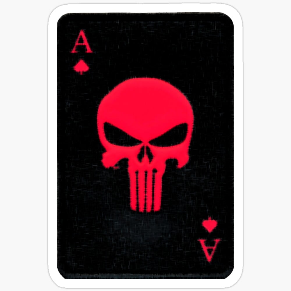 Kira Sticker - Tactical Ace Skull Gambler Gift For You - Phone Stickers ...