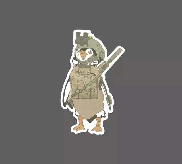 Kira Sticker With Tactical Penguin Military Waterproof Decorative ...
