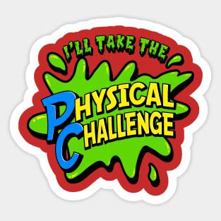 Kira Sticker With I'Ll Take The Physical Challenge - Cute Retro Dd ...