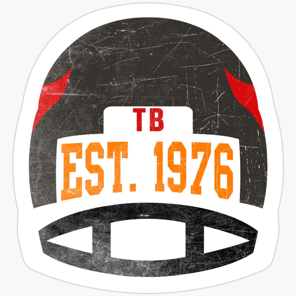 Kira Sticker - Tampa Bay Throwback Football Helmet - Phone Stickers ...