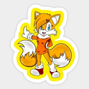 Kira Sticker With Tay'S Tails Sticker & Jinkthetactician, Tails, Sonic ...