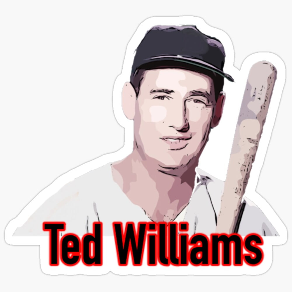 Kira Sticker - Ted Williams - Phone Stickers, Waterproof Decals Water ...