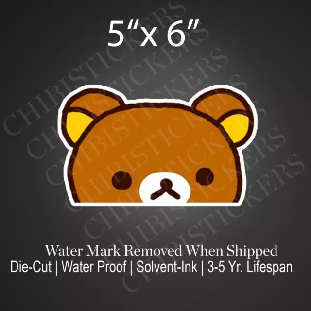 Kira Sticker With Teddy Bear Rikka Kuma Cute Waterproof Kawaii Vinyl ...