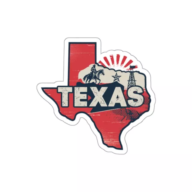 Kira Sticker With Texas State Vinyl Outline Design United States Of ...