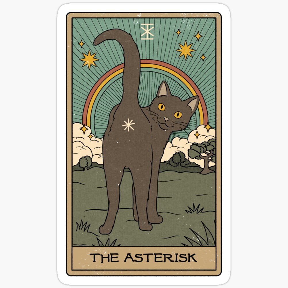 Kira Sticker - The Asterisk Perfect Sticker Gift For Everyone ...