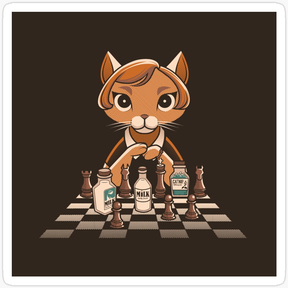 Kira Sticker - The Cat'S Gambit Sticker - Walmart.com