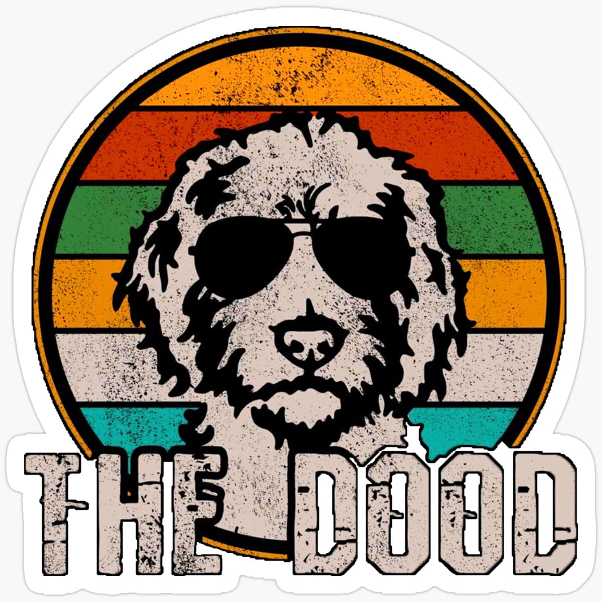 Kira Sticker - The Dood Sticker, Funny Waterproof Decal For Pet Lovers ...
