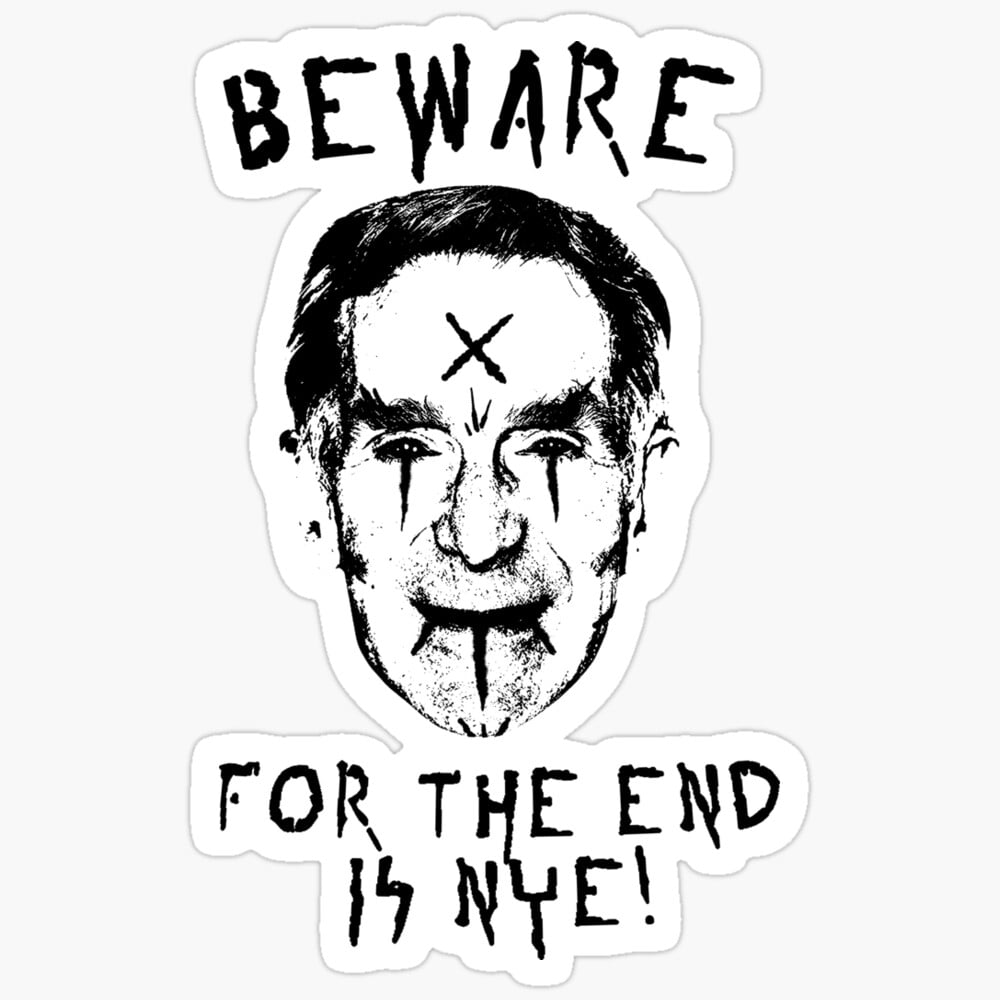 Kira Sticker - The End Is Nye Gift For You - Phone Stickers, Waterproof ...