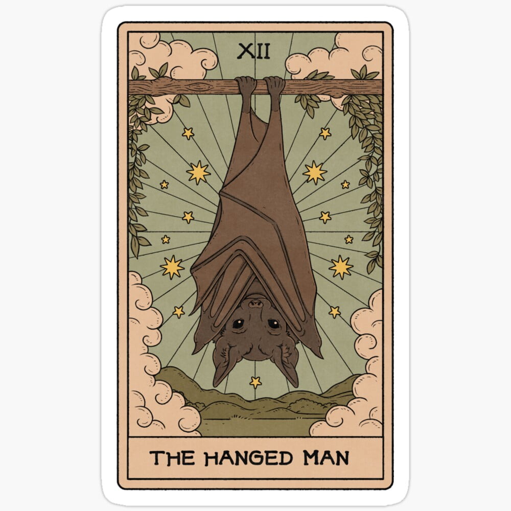 Kira Sticker - The Hanged Man - Bat Perfect Sticker Gift For Everyone ...