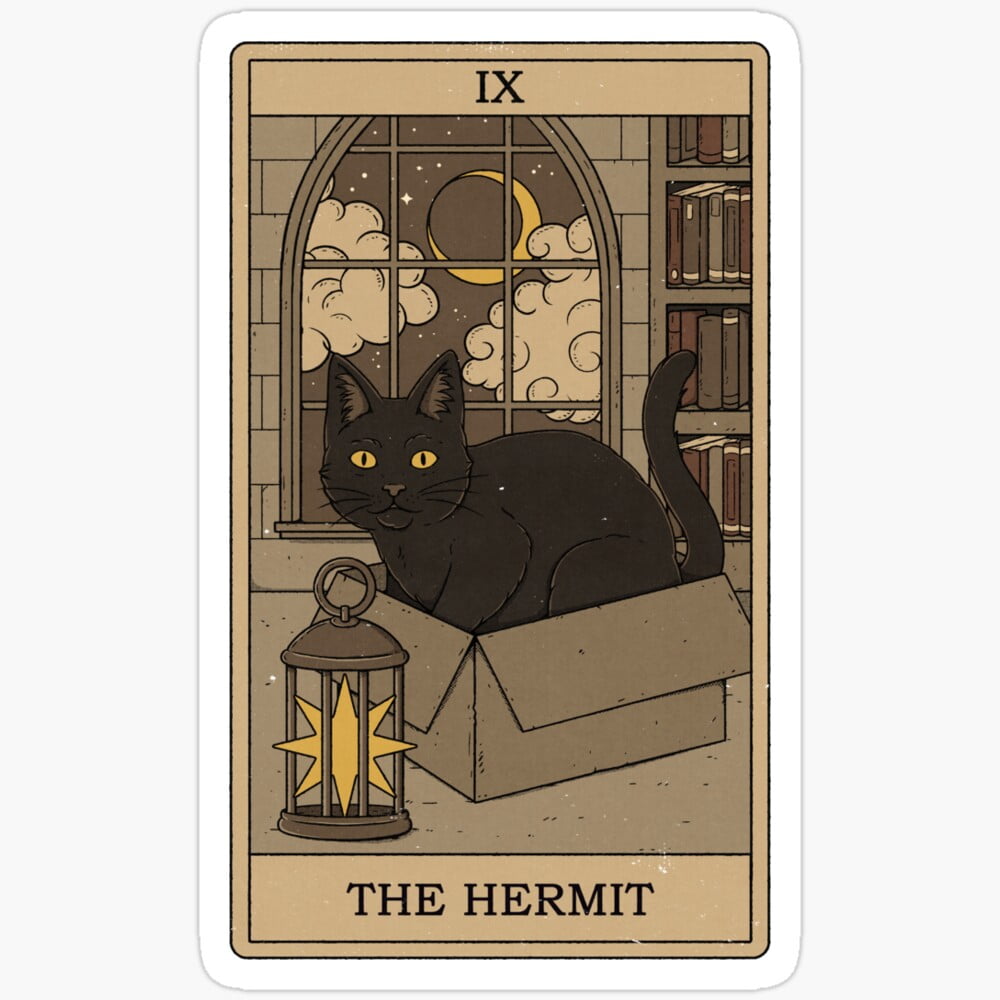 Kira Sticker - The Hermit Perfect Sticker Gift For Everyone ) - Walmart.com