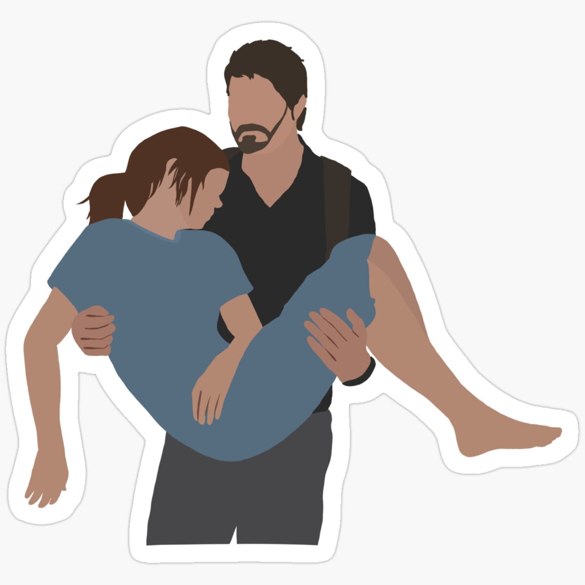 Kira Sticker - The Last Of Us - Joel And Ellie Sticker, Funny ...