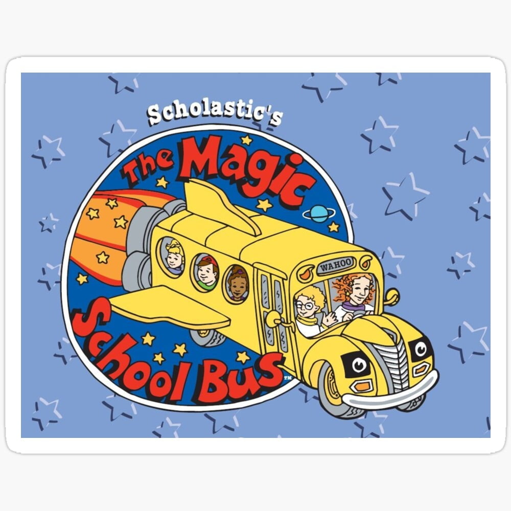 Kira Sticker The Magic School Bus Logo - Perfect Birthday Gift For ...