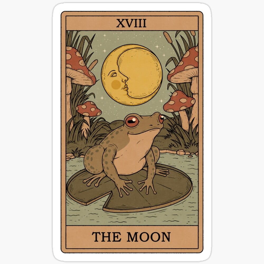 Kira Sticker - The Moon - Frogs Perfect Sticker Gift For Everyone ...