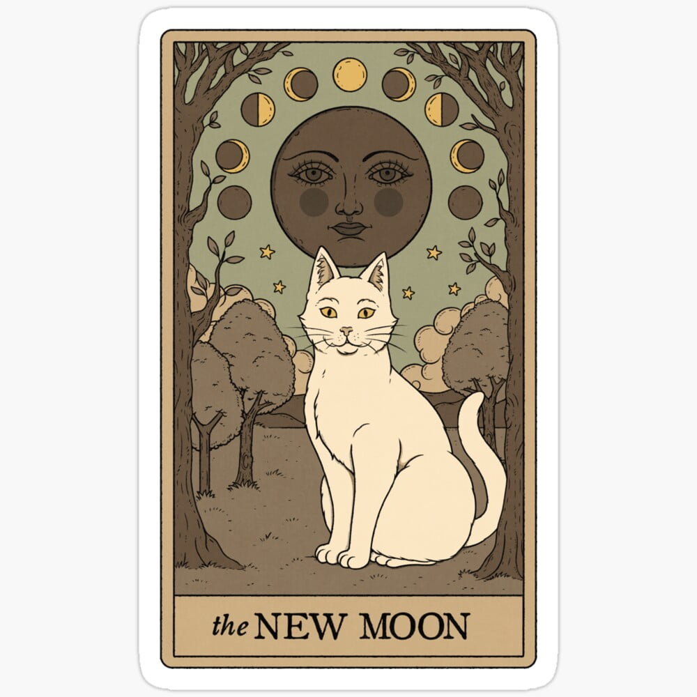 Kira Sticker - The New Moon Cat Perfect Sticker Gift For Everyone ...