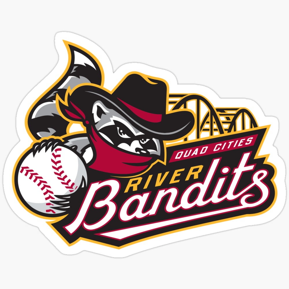 Kira Sticker - The-Quad-Cities-River-Bandits-Baseball Logoperfect ...