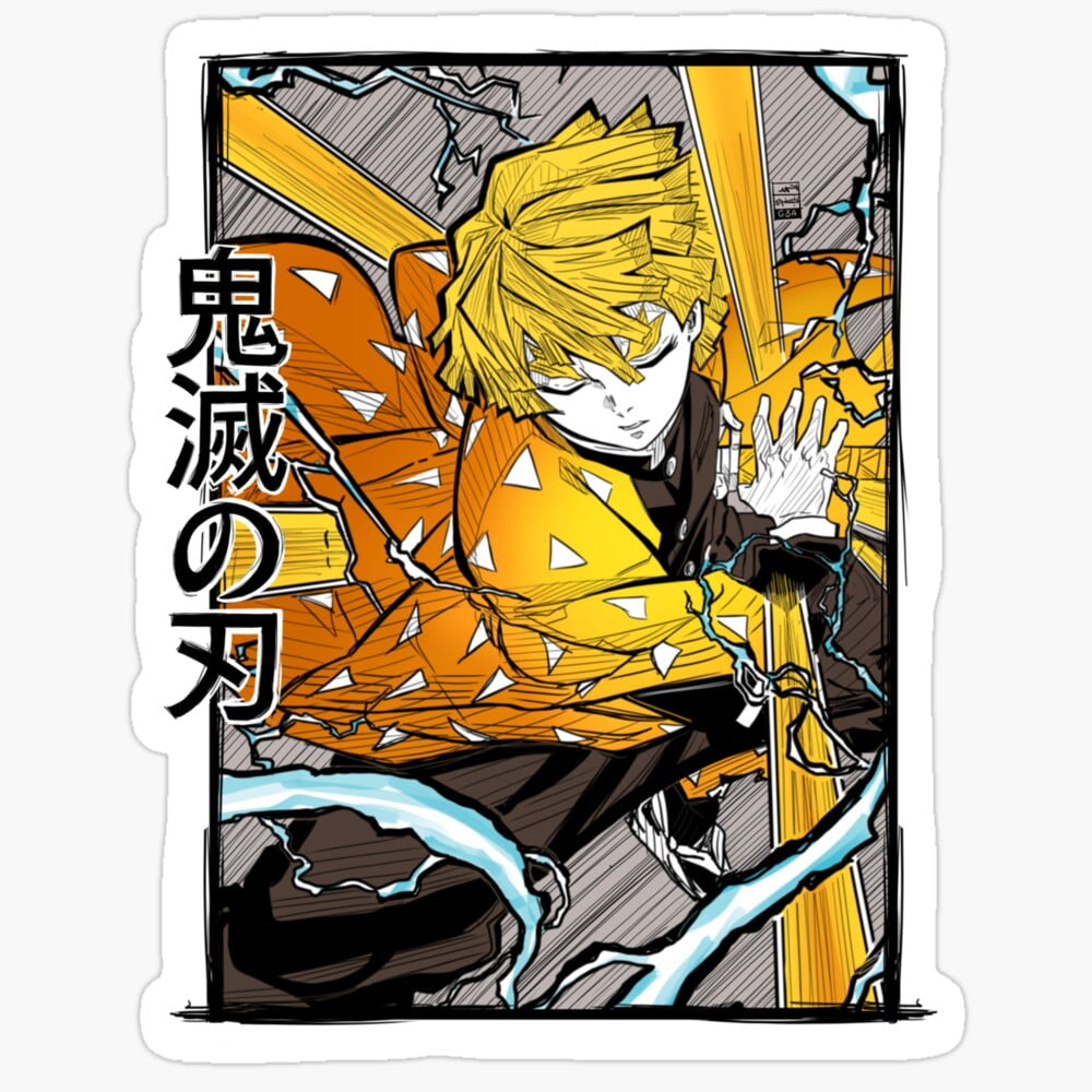 Kira Sticker - The Slayer Of Demons?!?!?! Zenitsu Gift For You - Phone ...