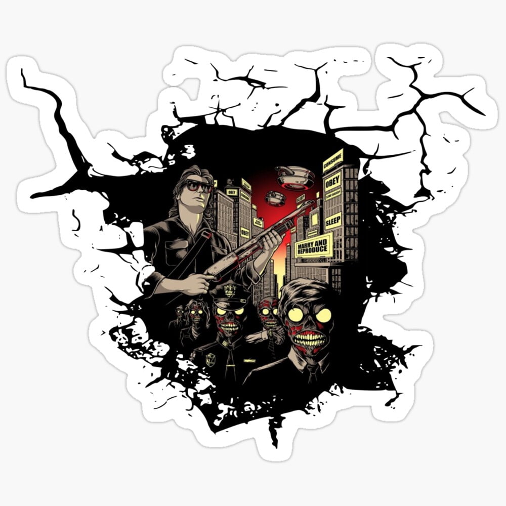 Kira Sticker - They Live Face Mask Gift For You - Phone Stickers ...
