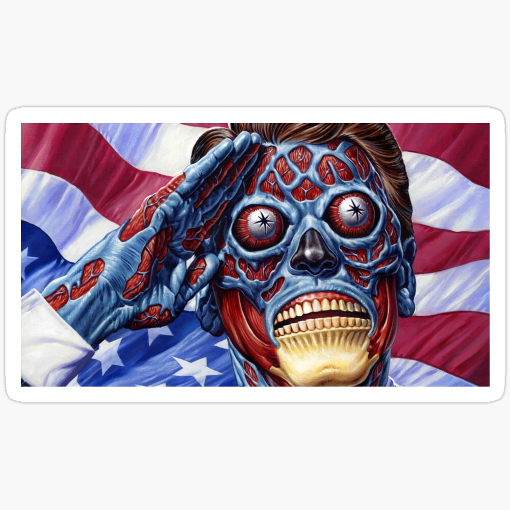 Kira Sticker - They Live Face Mask Gift For You - Phone Stickers ...