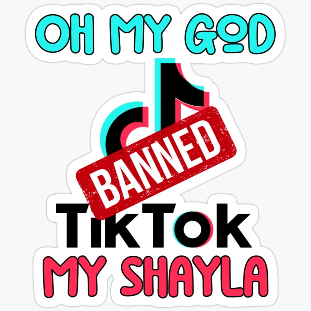 Kira Sticker - Tiktok Ban Dark Ban Video Viral Rednote App Congress ...