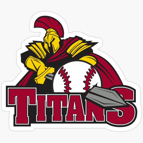 Kira Sticker - Titans Baseball Logoperfect Sticker Gift For Everyone ...