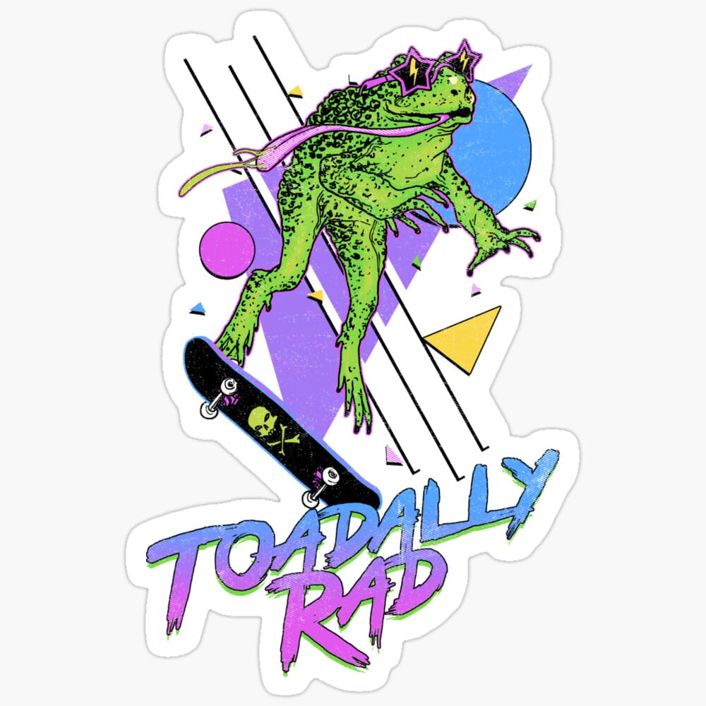Kira Sticker - Toadally Rad Sticker - Single, Trio, Or Squad — Collect ...