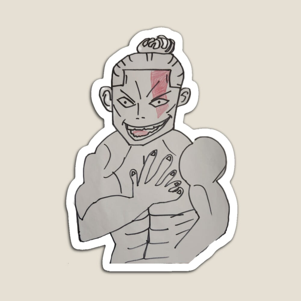 Kira Sticker With Todo Handsome Man Boogie Woogie Jujutsu Decorative ...