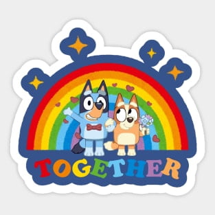 Kira Sticker With Together Bluey S For Kids, Bluey S Party Favors ...