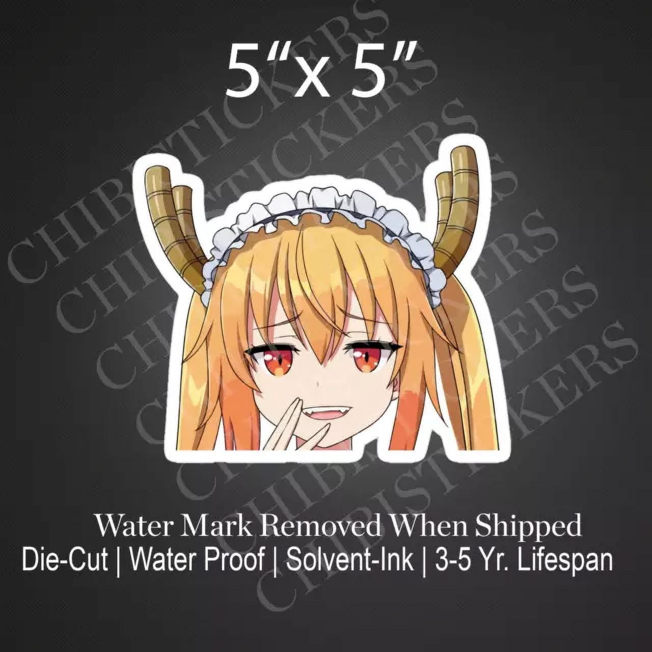 Kira Sticker With Tohru Kobayashi Dragon Maid Vinyl Waterproof Decal ...