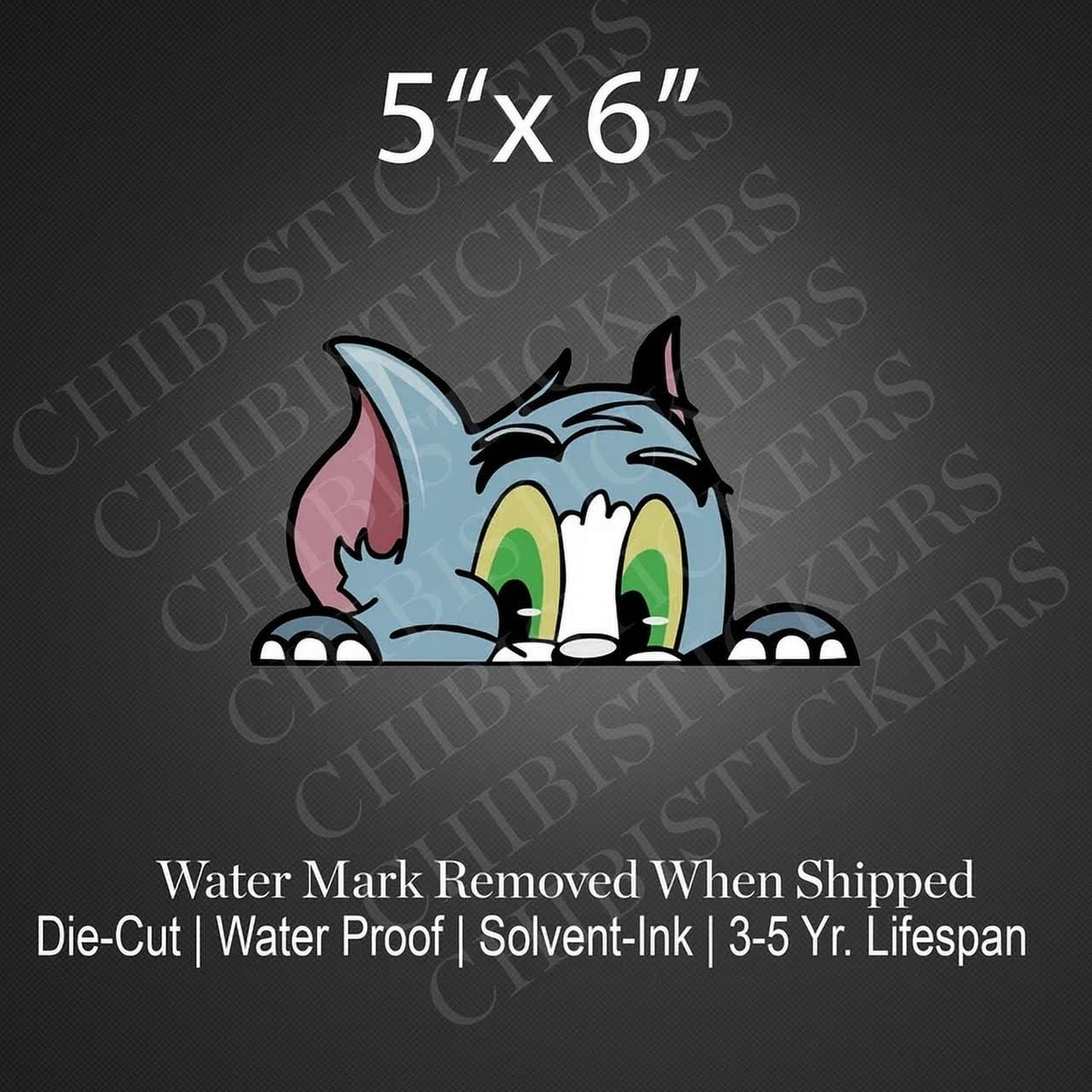 Kira Sticker With Tomy And Jerry Cat And Mouse Peeker Cute Cat Vinyl ...