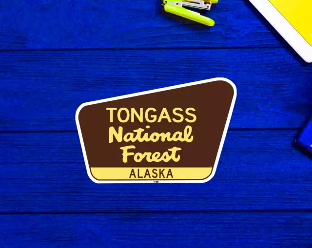 Kira Sticker With Tongass National Forest Decal Alaska Park Decorative ...